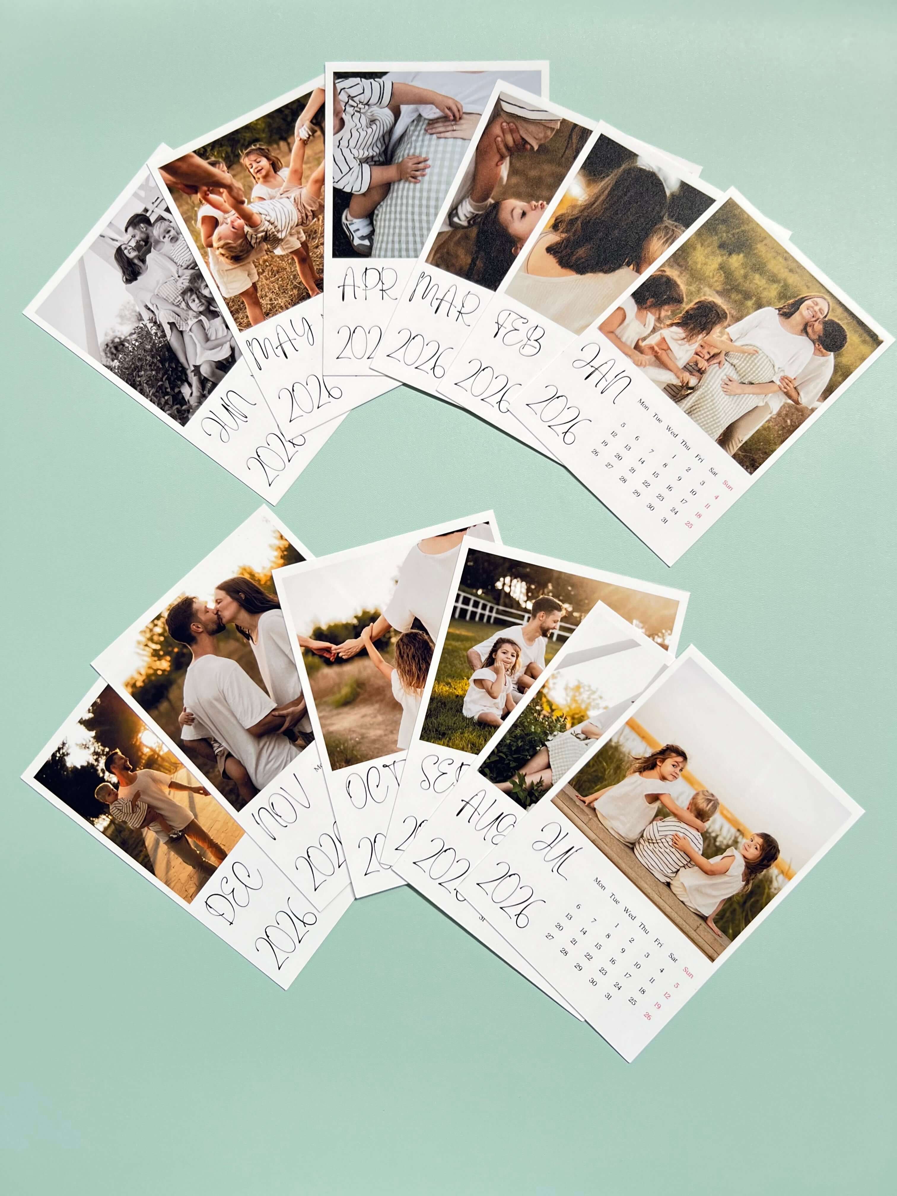 Personalised Photo Calendar - A Year to Adore – Adore Magnets